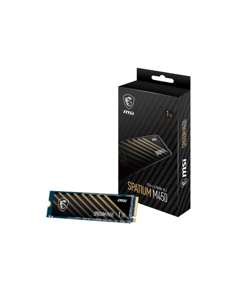 MSI SPATIUM M450 1TB PCIe 4.0 NVMe M.2 V1 SSD
