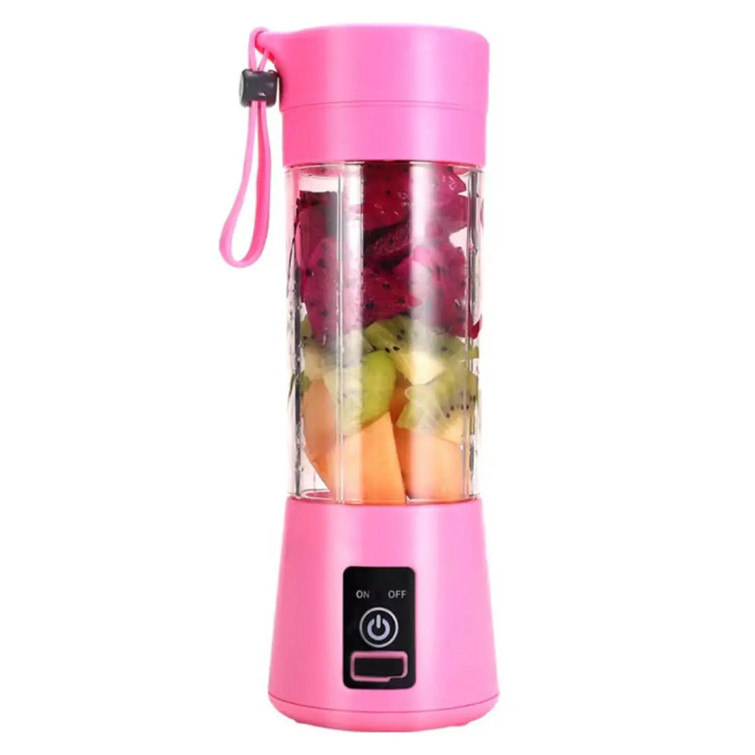 Mali prenosivi blender, 380ml, roze