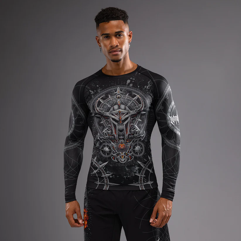 VENUM GLADIATOR 5.0 BLACK/SILVER RASHGUARD – DUGI RUKAV