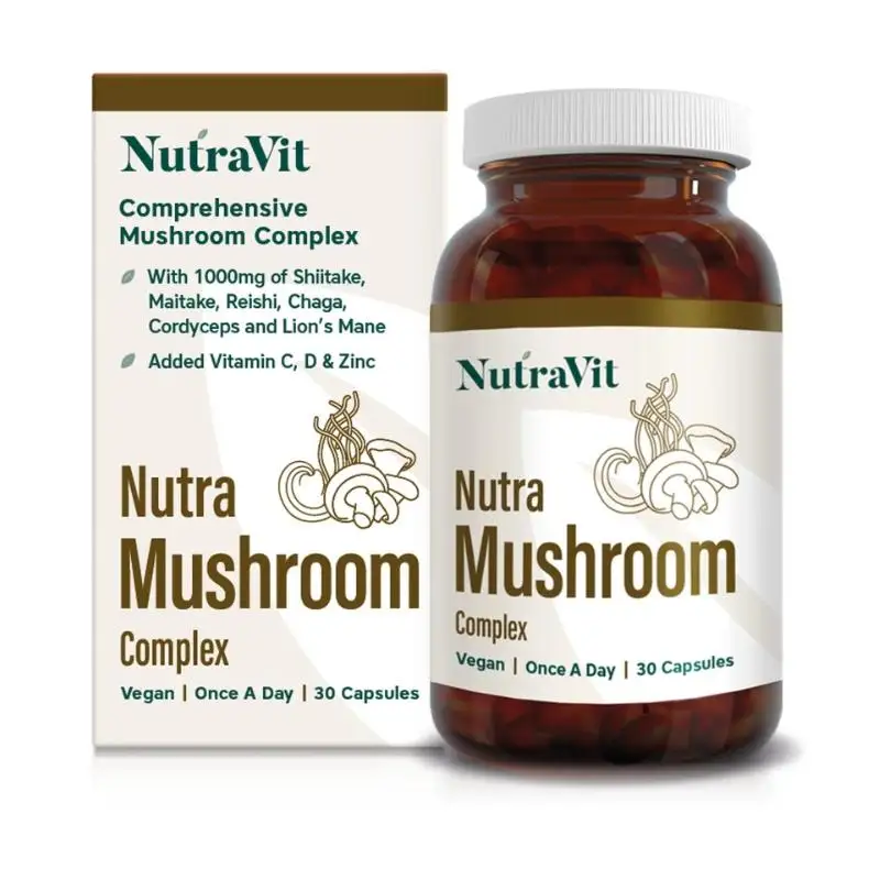 NutraVit Nutra Mushroom Complex 30 tableta