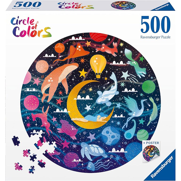 Ravensburger puzzle (slagalice) - 500pcs Circle of Colors -Dreams RA12000818