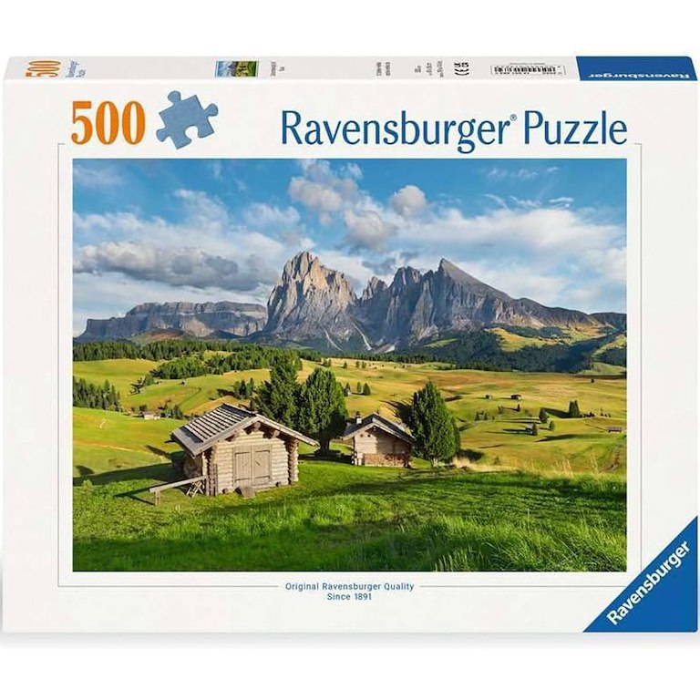 Ravensburger puzzle (slagalice) - 500pcs Dolomiti, idila Siusi RA12001383