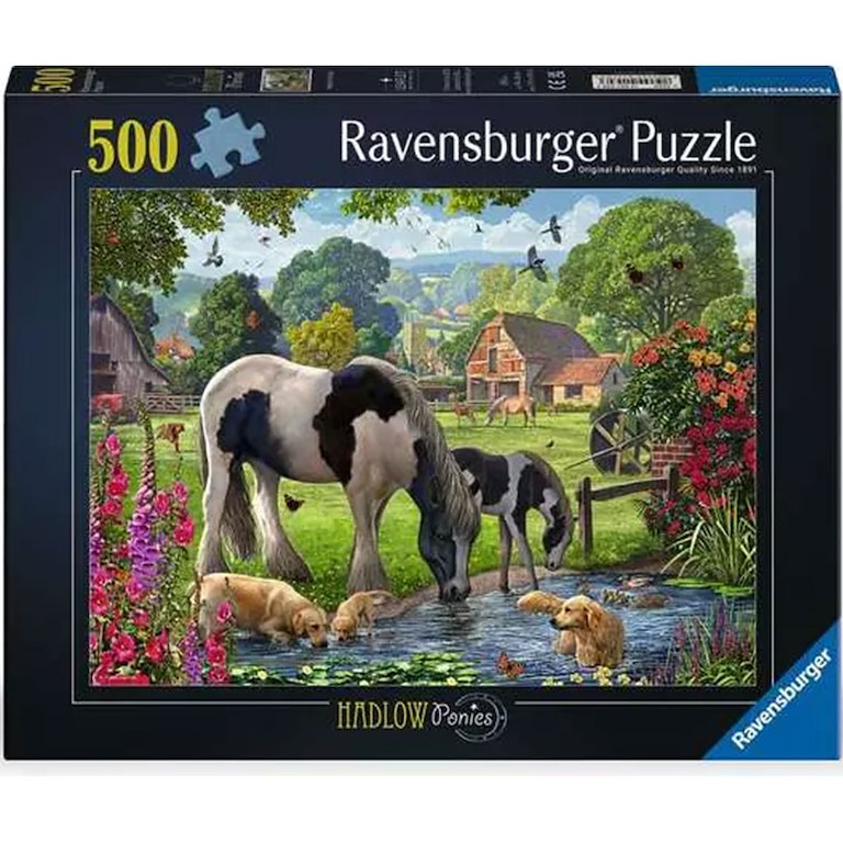 Ravensburger puzzle (slagalice) - 500pcs Hadlou poniji RA12001570