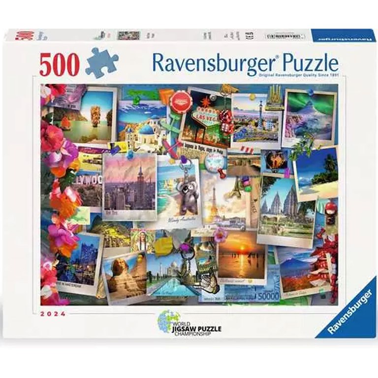 Ravensburger puzzle (slagalice) - 500pcs Razglednice RA12001489