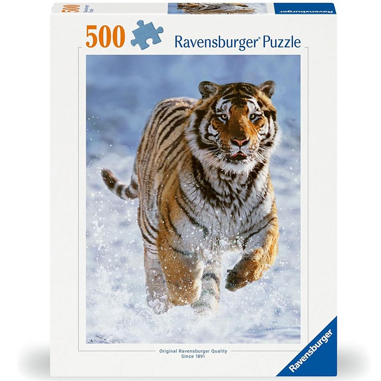 Ravensburger puzzle (slagalice) - 500pcs Tigar u snegu RA12000148