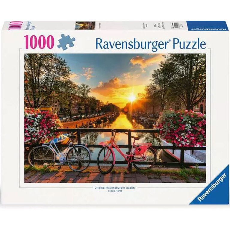 Ravensburger puzzle (slagalice) - 1000pcs Bicikli u Amsterdamu RA12000662