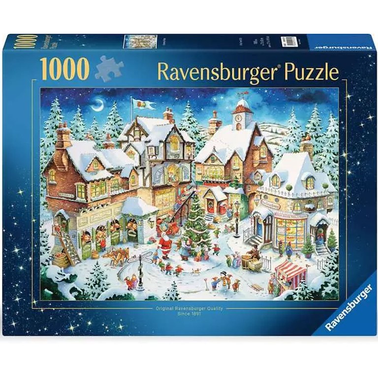 Ravensburger puzzle (slagalice) - 1000pcs Christmas Village Limited Edition RA12001271