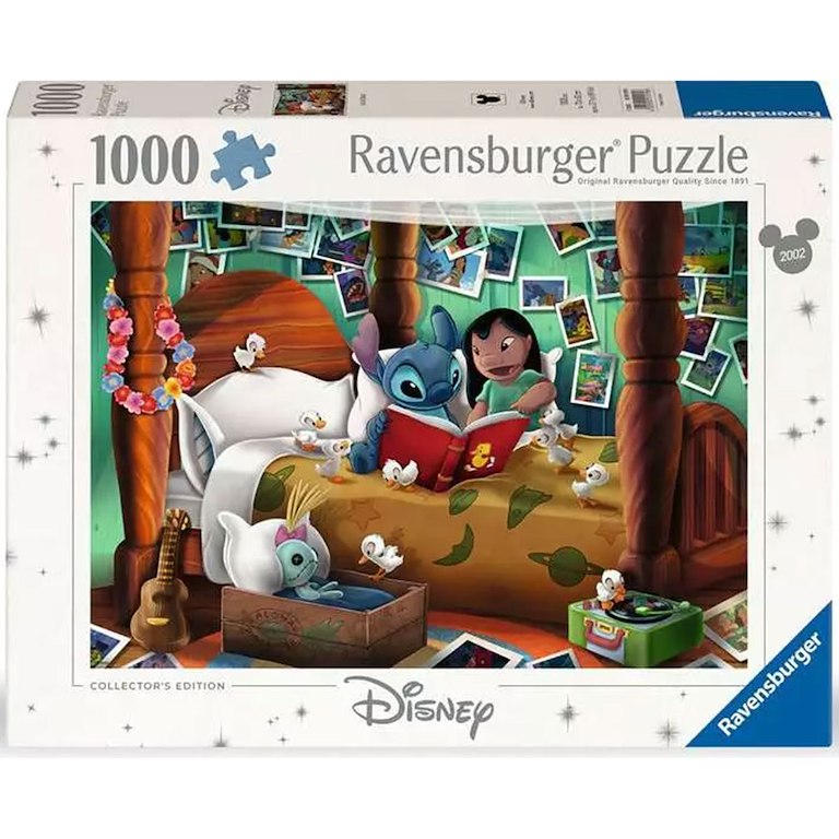 Ravensburger puzzle (slagalice) - 1000pcs Kolekcionarsko izdanje Lilo & Stič RA12001579