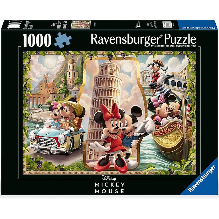 Ravensburger puzzle (slagalice) - 1000pcs Miki i Mini RA12000498
