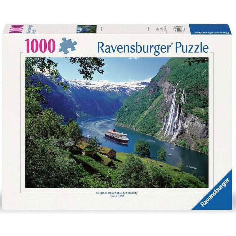 Ravensburger puzzle (slagalice) - 1000pcs Norveški fjord RA12000475