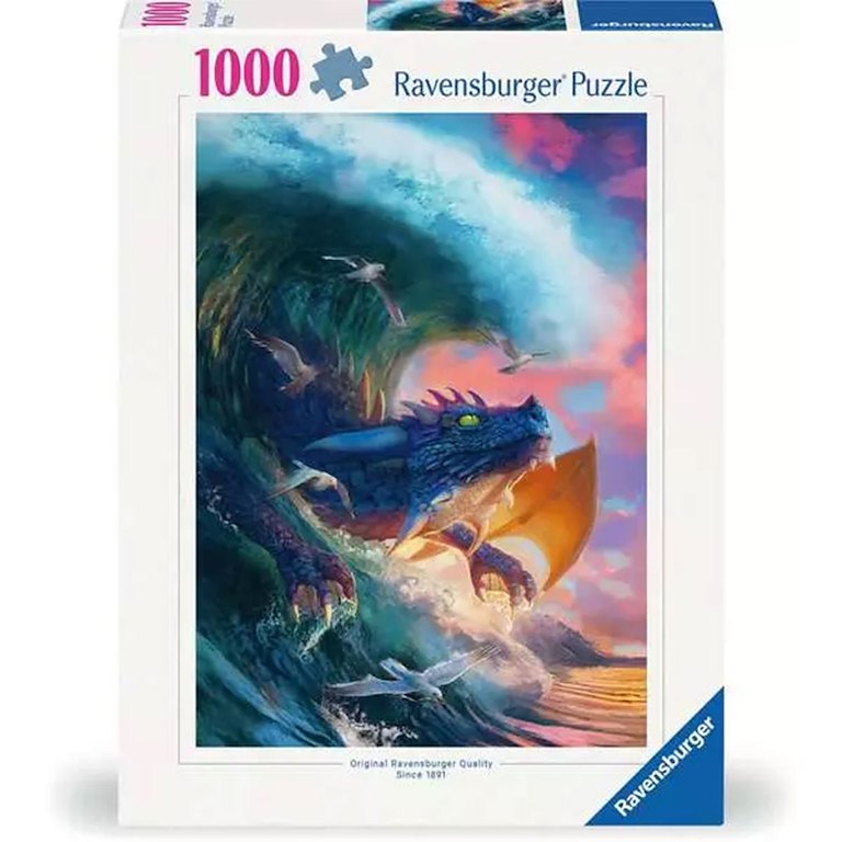 Ravensburger puzzle (slagalice) - 1000pcs Trka zmajeva RA12000622