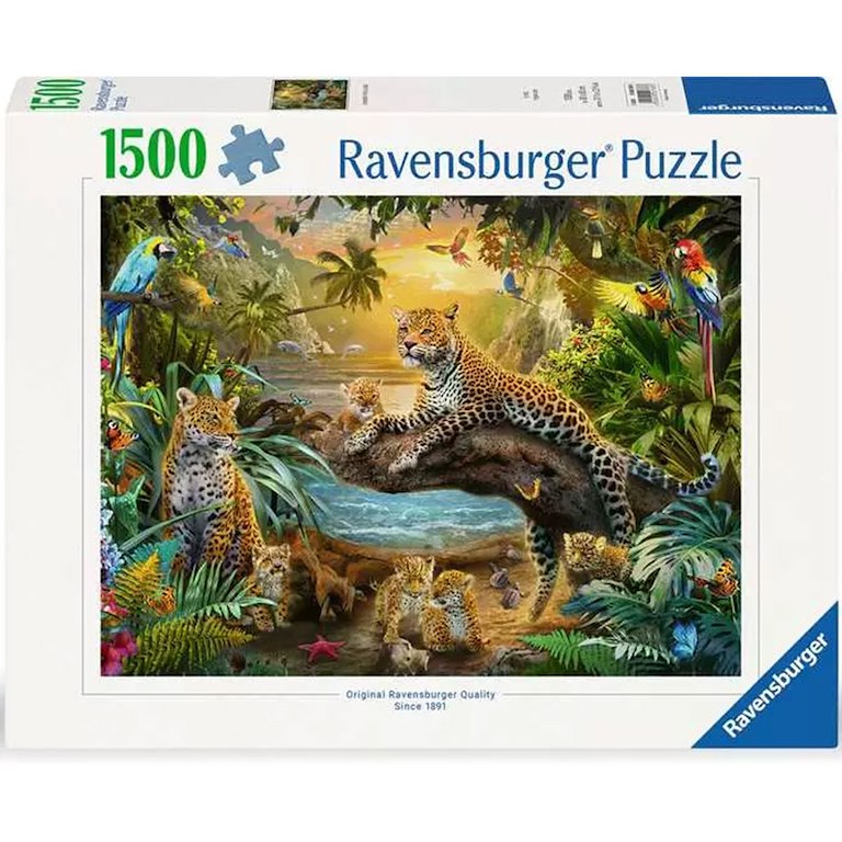 Ravensburger puzzle (slagalice) – 1500pcs Leopardi u džungli RA12000738