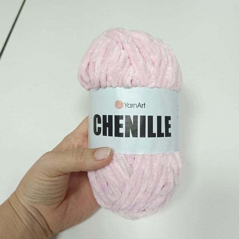 Yarnart chenille roze 550
