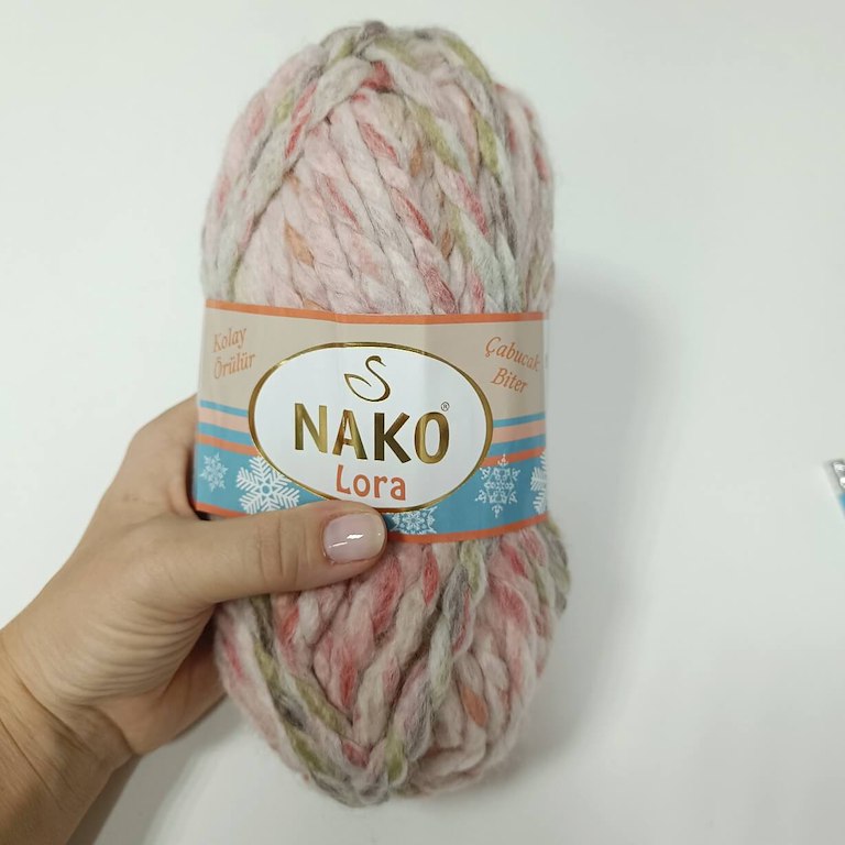 Nako LORA šatirani pastel 28107