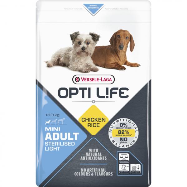 Opti Life Adult Sterilised Light Mini – 7,5 kg