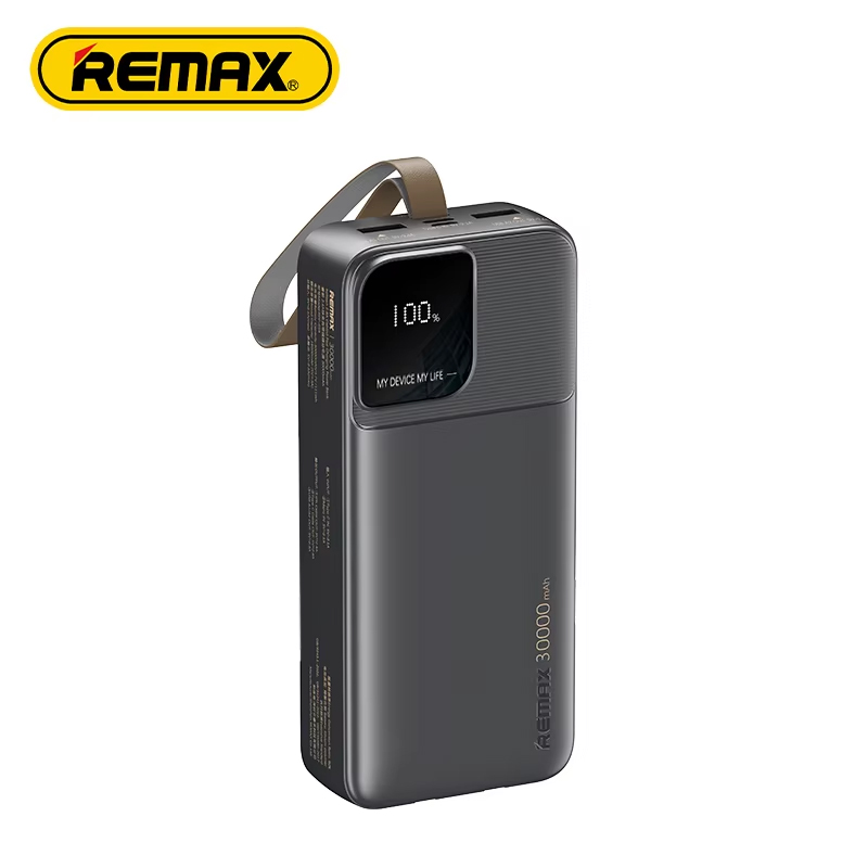 Back Up baterija (univerzalna) prenosiva baterja REMAX Rellaen RPP-659 2.4A Fast Charging 30000mAh crna