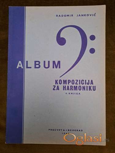 Kompozicije za harmoniju, II knjiga autora Radomira Jankovića