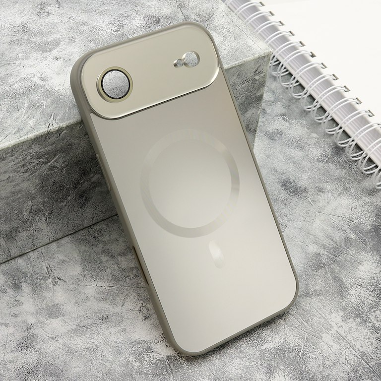 Maska COLOR METAL Magsafe za iPhone 17 AIR (6.6) siva