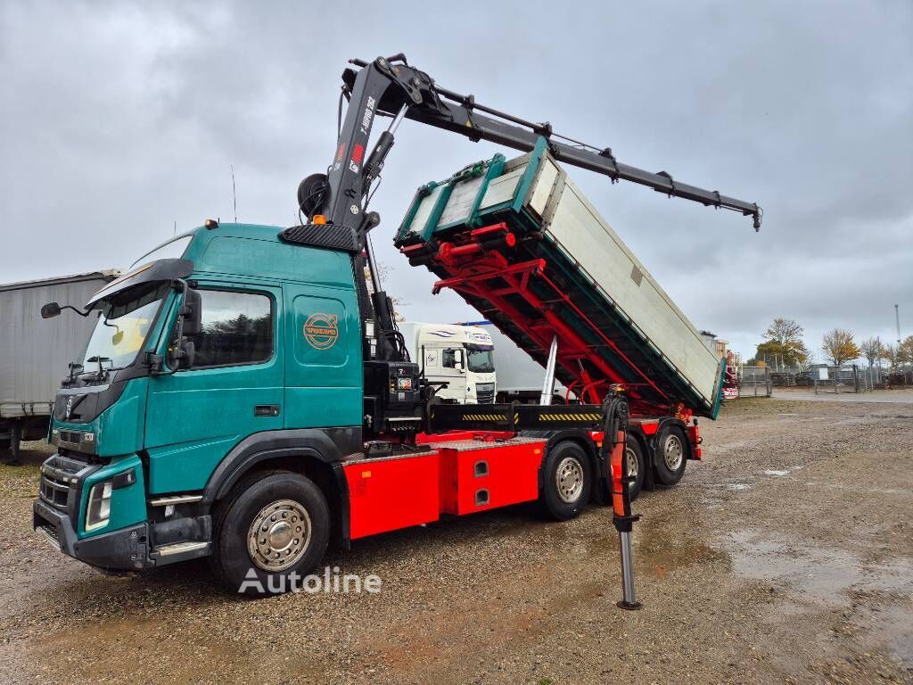 Volvo FMX 500 8x4 // HIAB X-HIPRO 262 EP-5 // 3-Tipper kiper