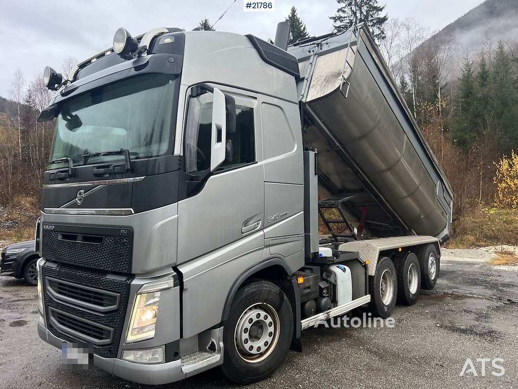 Volvo FH540 8x4 asfaltbil m/ mtdk k218 2 akslet asfalthenger kiper