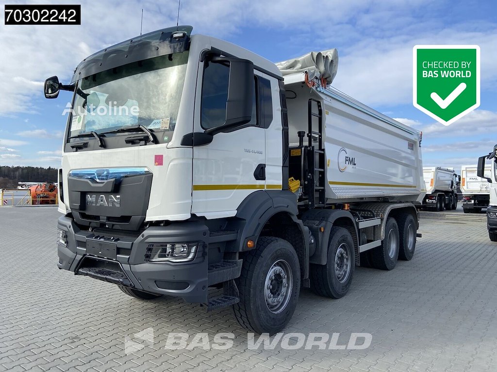 Novi MAN TGS 41.400 8X4 20m3 KH Kipper Tarpaulin Automatic Big-Axle EURO kiper