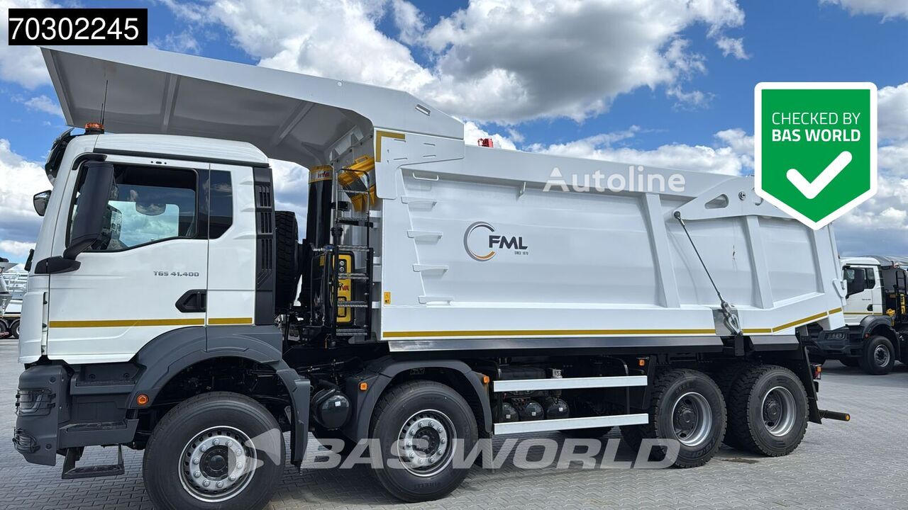 Novi MAN TGS 41.400 8X4 23m3 Wielton Mining tipper Manual Steel suspensio kiper