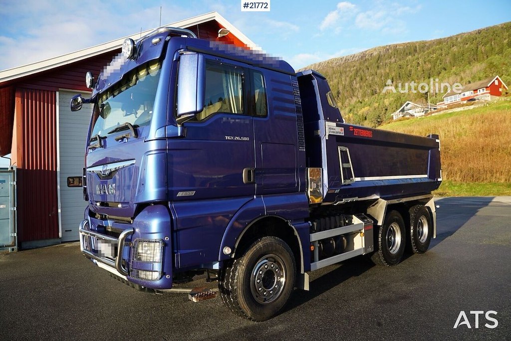 MAN 2018 Man TGX 26.580 6x4 tippbil med stålfjæring kiper