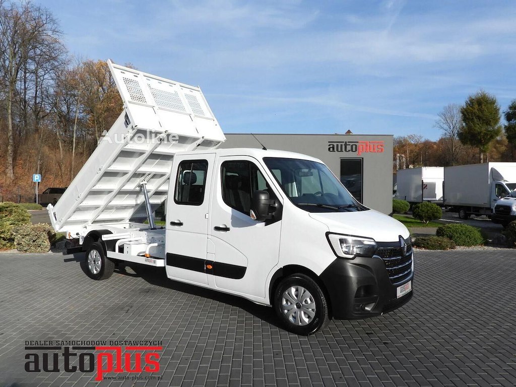 Renault MASTER WYWROTKA PODWÓJNA KABINA DOKA 6 MIEJSC TEMPOMAT LEDY KLIM kamion kiper < 3.5t
