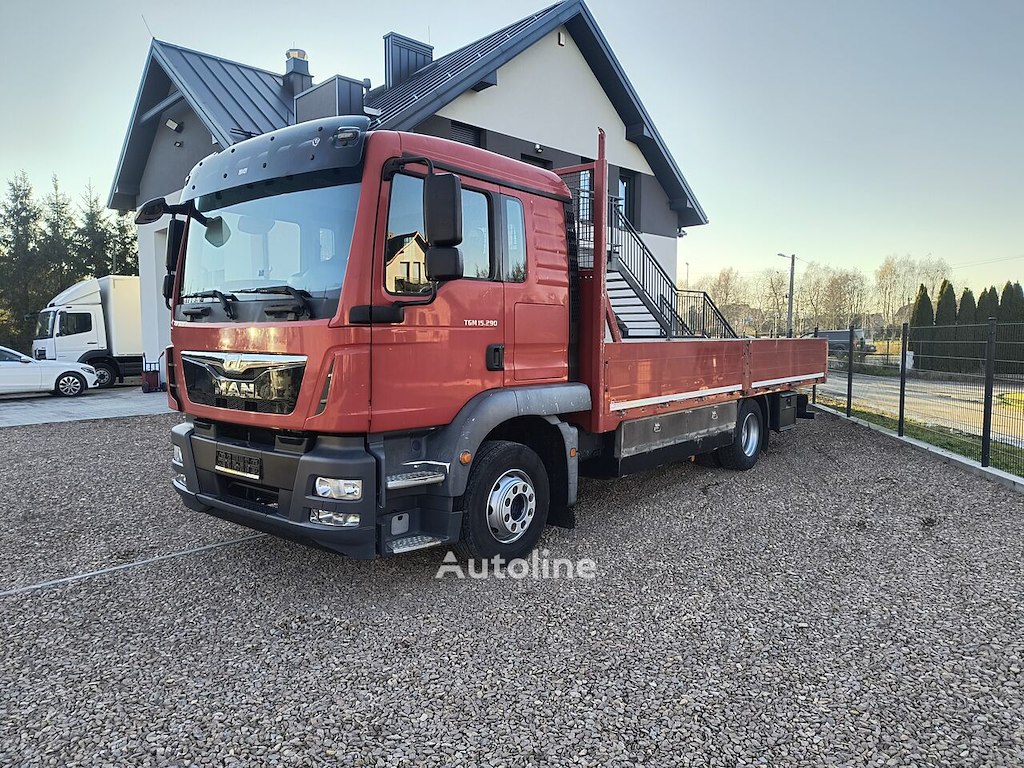 MAN TGM 15.290 kamion s ravnom platformom