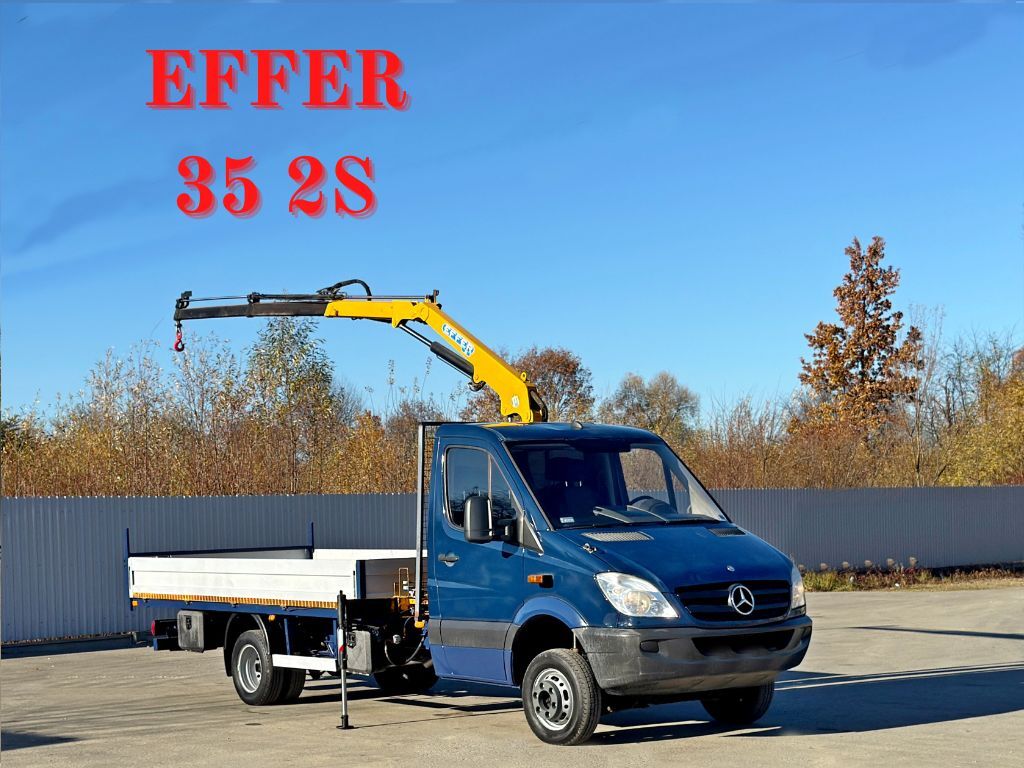 Mercedes-Benz Sprinter 516 CDI * EFFER 35 2S * TOP kamion s ravnom platformom