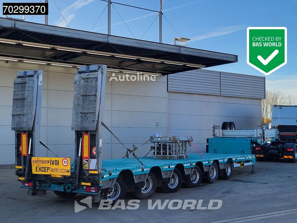 De Angelis 6SA00 Extendable750cm 6xSteeringaxle Hydraulic Neck Ramps poluprikolica sa niskom platformom