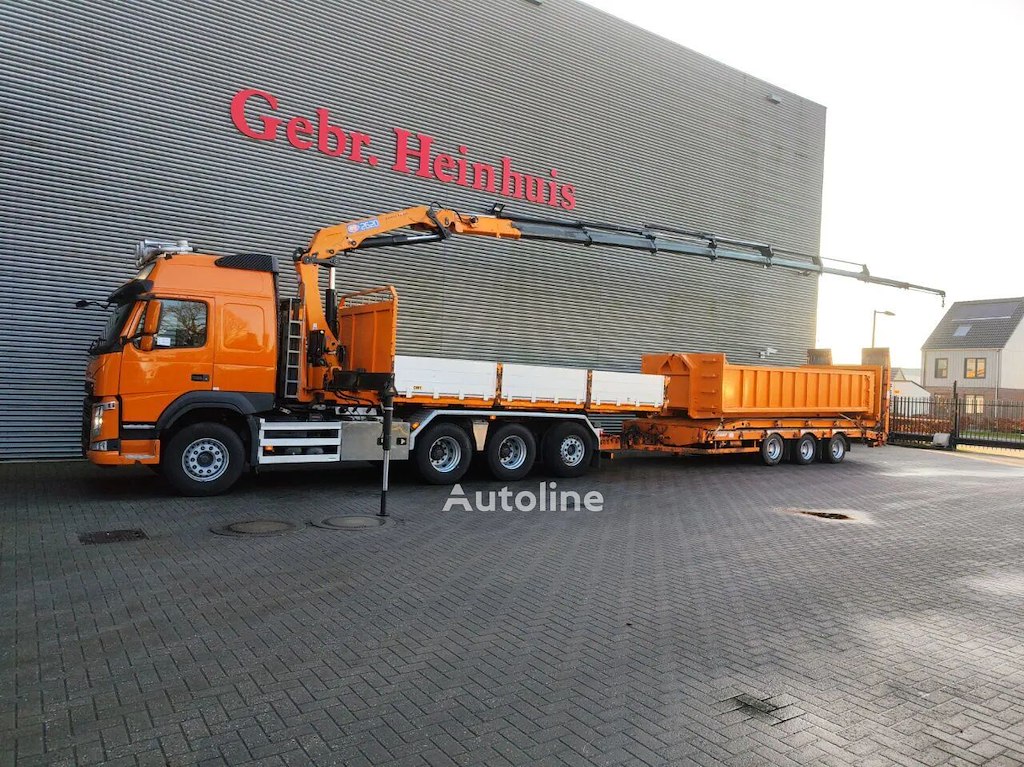 Volvo FM 500 8x4 Tridem Multilift XR20ZL HMF 2620 K8 + MAC DL3 kamion rol kiper + prikolica za građevinske strojeve