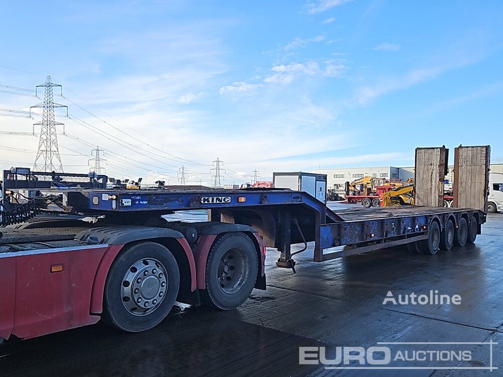 Prodaje se King 2002 King 4 Axle Stepframe Low Loader Trailer, Neck Ramps, Out R poluprikolicu sa niskom platformom na aukciji
