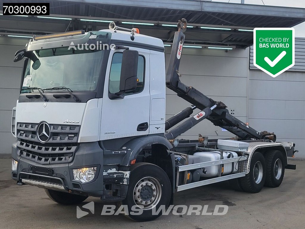 Mercedes-Benz Arocs 3342 6X4 HYVA 26-62-S Hooklift Big-Axle Automatic Euro 6 kamion rol kiper
