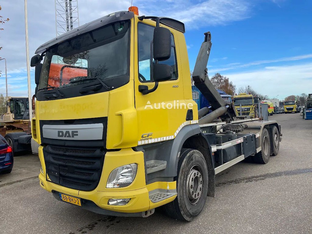 DAF CF 400 VDL 26 Tons Haaksysteem 6x2 stuuras 8 banden Euro 6 !! kamion rol kiper
