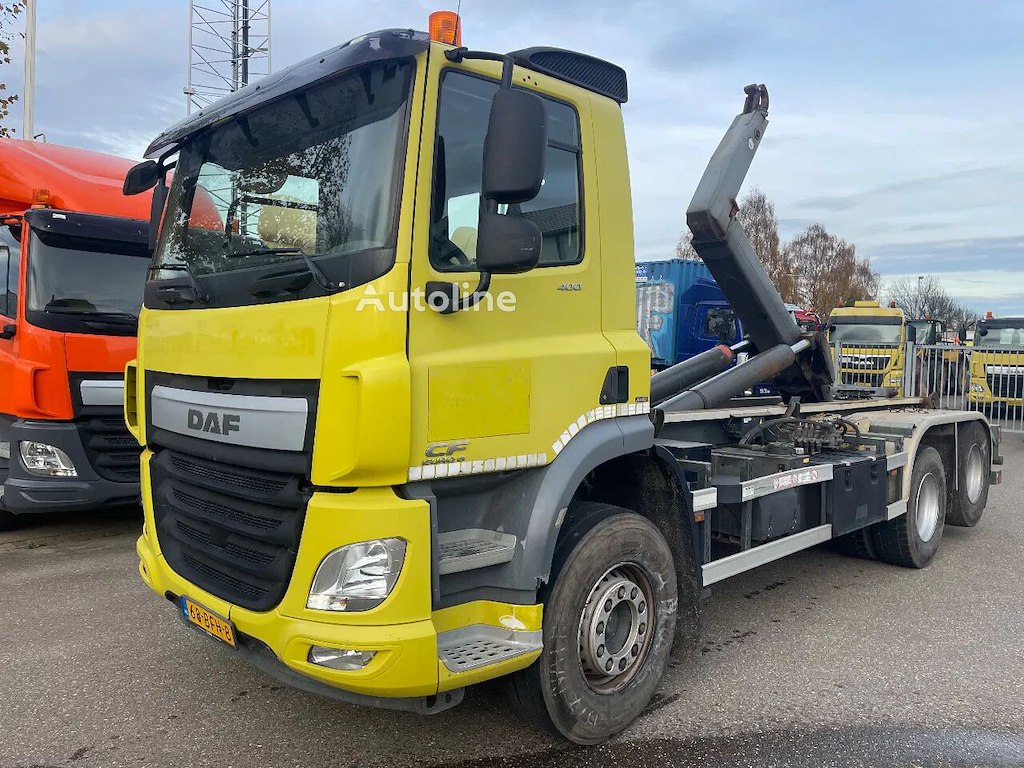 DAF CF 400 VDL 26 T Haaksysteem 6x2 Handgeschakelt Euro 6 !! 10 Band kamion rol kiper