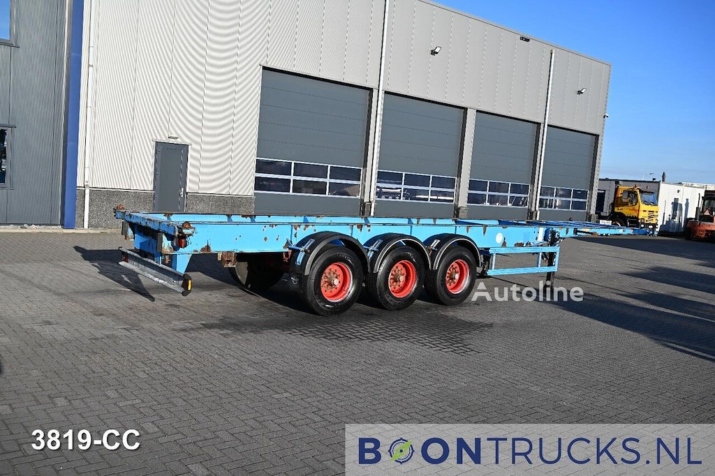 Blumhardt Cont.-Sal 40.24 E FIXXED CHASSIS | 40ft * STEEL SUSPENSION * BPW poluprikolica za prevoz kontejnera
