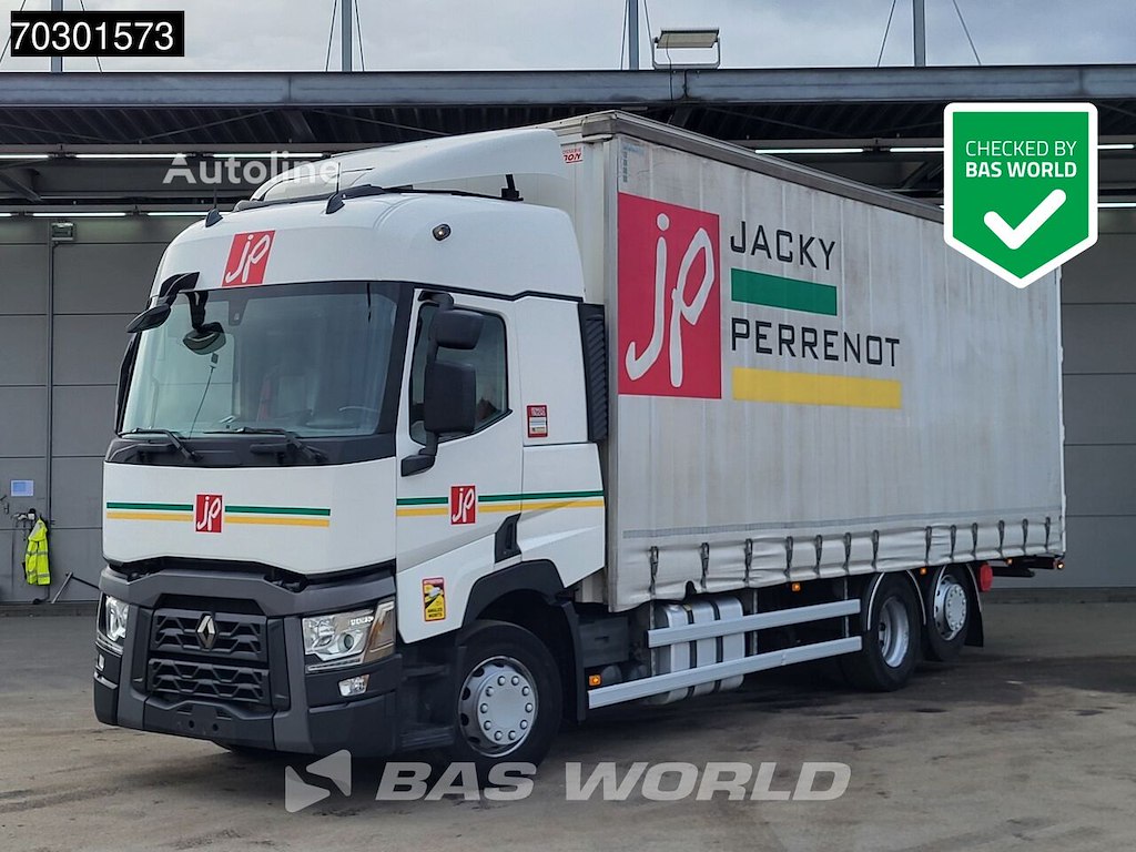 Renault T 480 6X2 Curtainsides Lift + steering axle Automatic Euro 6 kamion sa klizna zavesa cerada