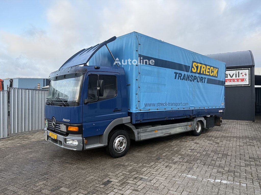 Mercedes-Benz atego 818 Manual gearbox - Original german - Low km - tail lift kamion sa klizna zavesa cerada