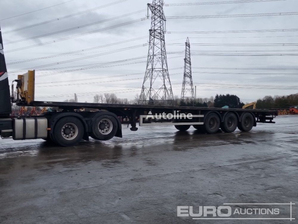 Prodaje se Don-Bur 2012 Don-Bur Tri Axle Flat Bed Trailer poluprikolicu platformu na aukciji