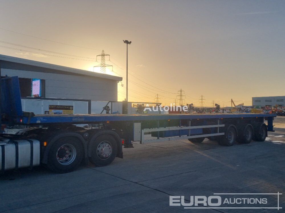 Prodaje se Nooteboom 3 axle Extender Flat Trailer poluprikolicu platformu na aukciji