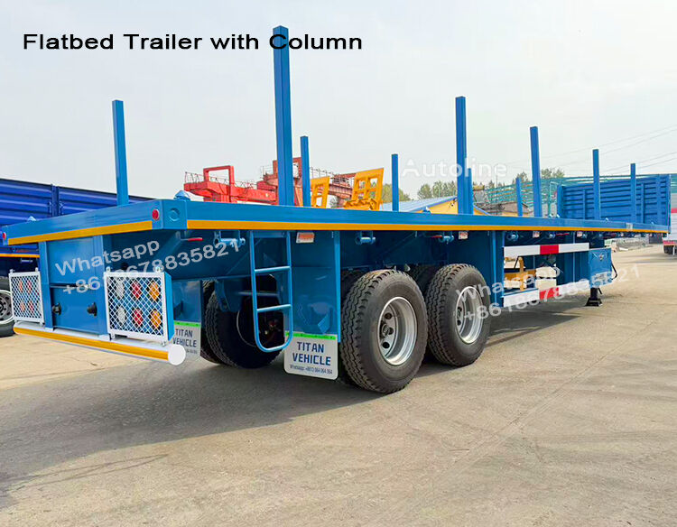 Nova Flatbed Trailer with Columns poluprikolica platforma