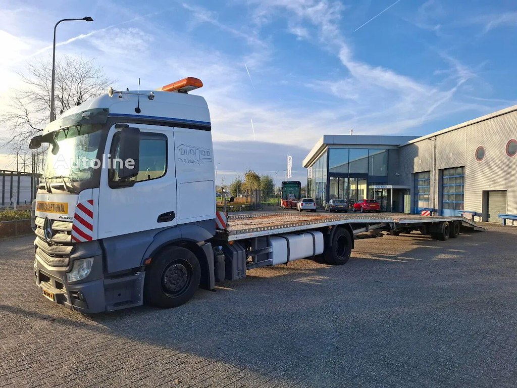 Mercedes-Benz Actros 1842 / NL TRUCK / CAR CARRIER COMBINATION / TUV: 11-12-20 autotransporter
