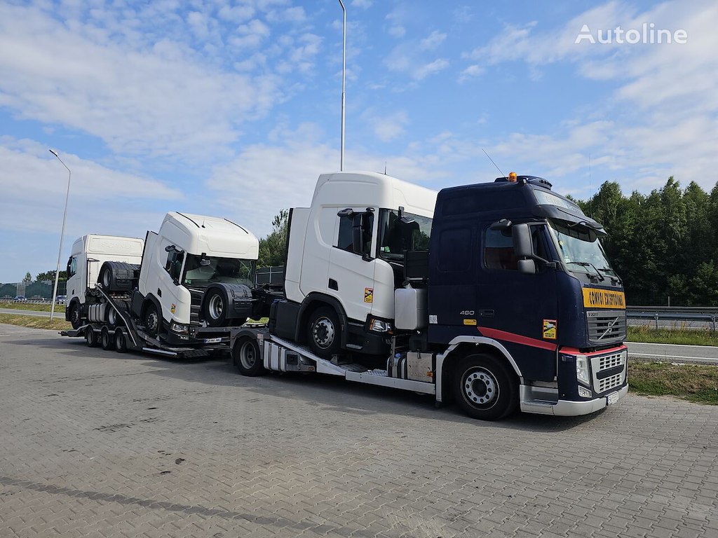 Volvo FH 460 autotransporter + prikolica autotransportera