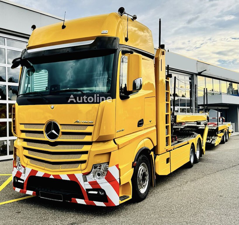Mercedes-Benz Actros 2448 autotransporter + prikolica autotransportera