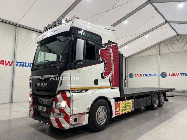 MAN TGX 26.560 6x2 Rear Lift Sleeper Cab Flatbed kamion platforma
