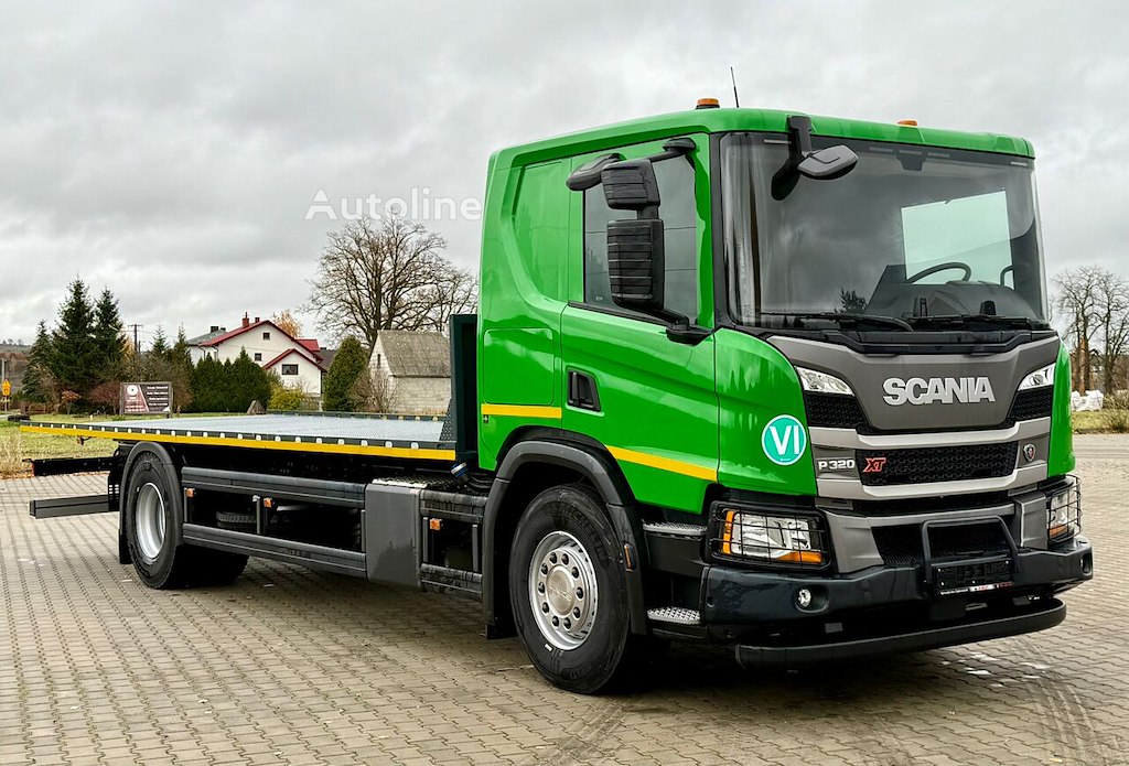Scania P320 / PLATFORMA / NOWY / SYPIALKA kamion platforma