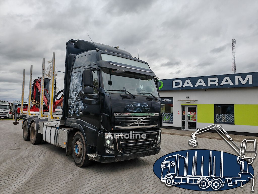 Volvo FH16 750 Forestry cran Jonsered kamion za prevoz drva