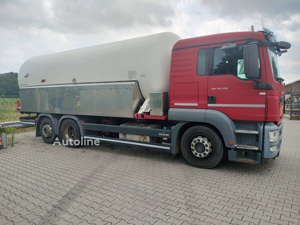 MAN TGS 26.400 6x2-4 LL 26900 Liter Gas tank truck autocisterna