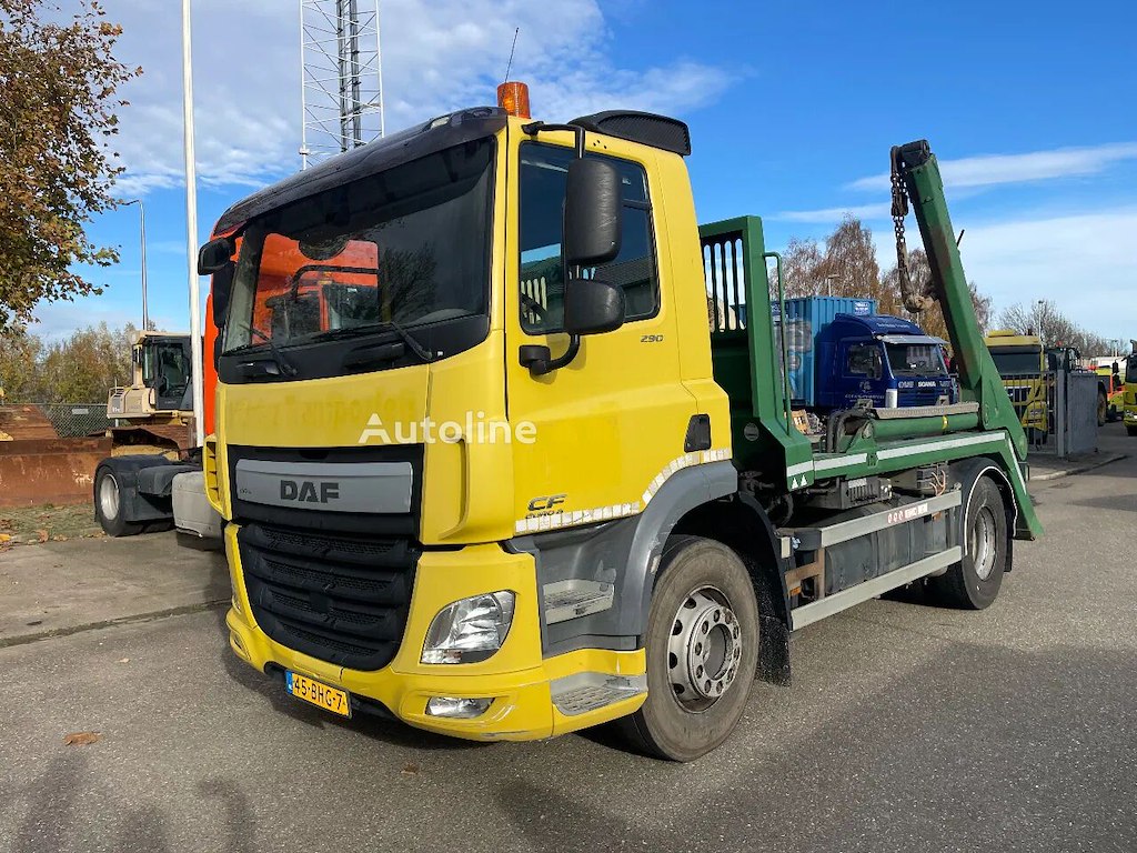 DAF CF 290 VDL Portaalsysteem 13 T Handgeschakelt Euro 6 ! vozilo za prevoz kontejnera